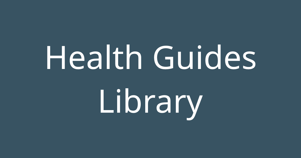 Health Guides Library | The People's Pharmacy